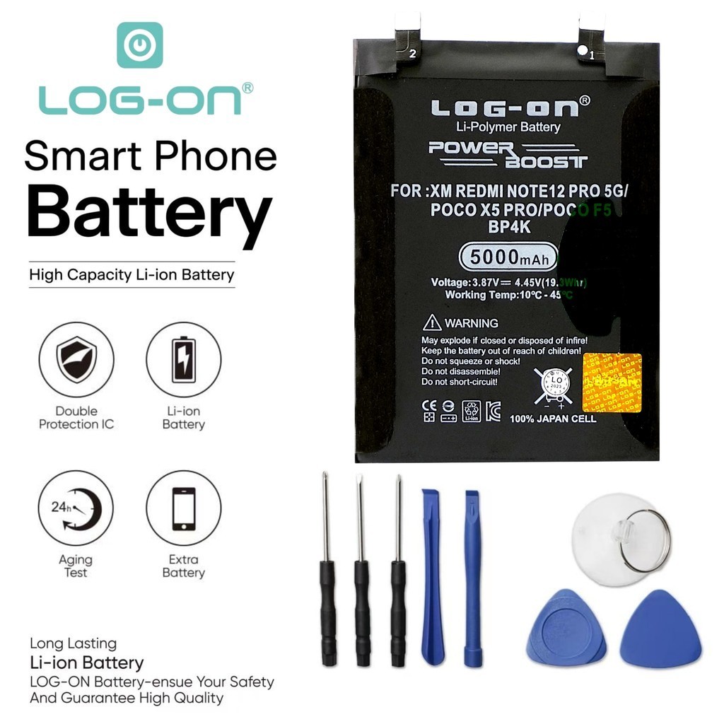 Jual Log On - BP4K Xiaomi Redmi Note 12 Pro 5G / Poco X5 Pro / Poco F5 ...