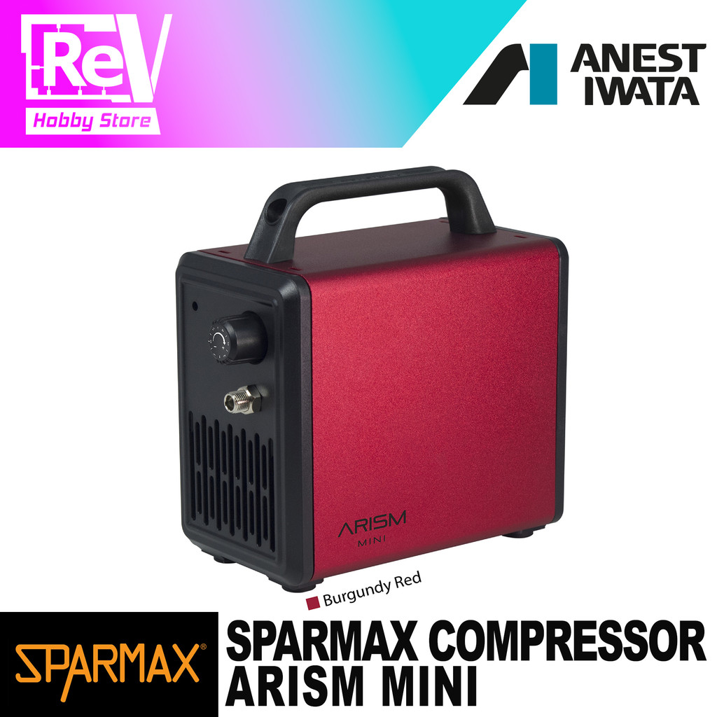 Jual KOMPRESOR COMPRESSOR AIRBRUSH SPARMAX ARISM MINI RED GUNDAM MG HG ...