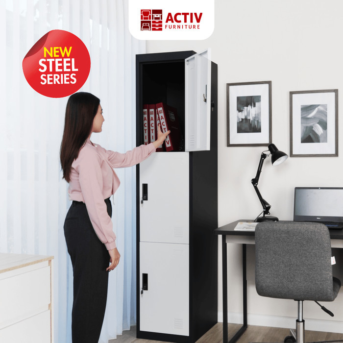 Jual Lemari Kantor(Loker Besi) / Lemari Besi / Rak Kantor / Loker ...