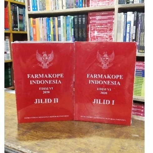 Jual BUKU FARMAKOPE INDONESIA EDISI VI 6 JILID 1 DAN 2 TERLARIS ...