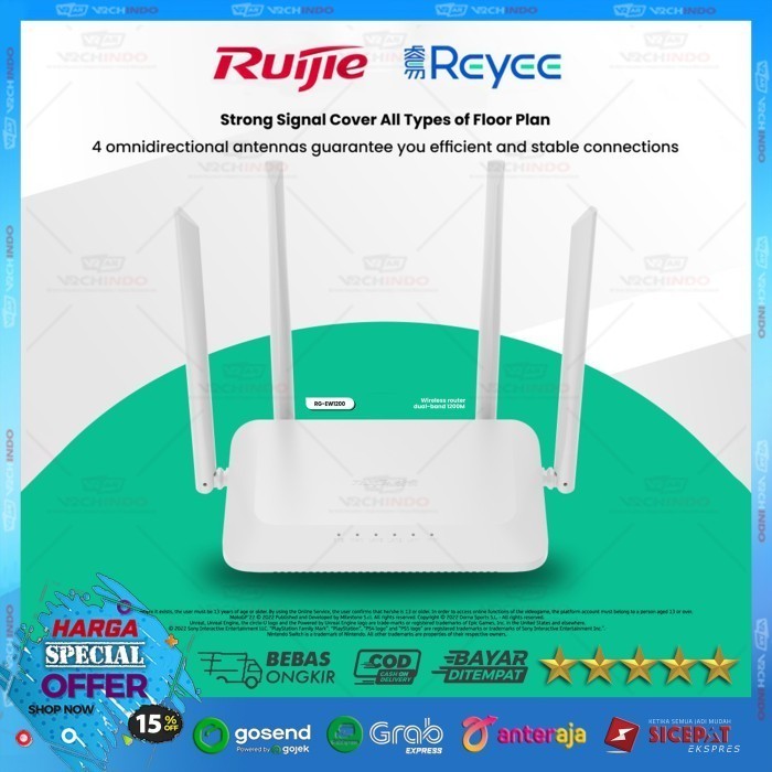 Jual Ruijie Reyee RG-EW1200 | 1200M Dual-band Wireless Router ...