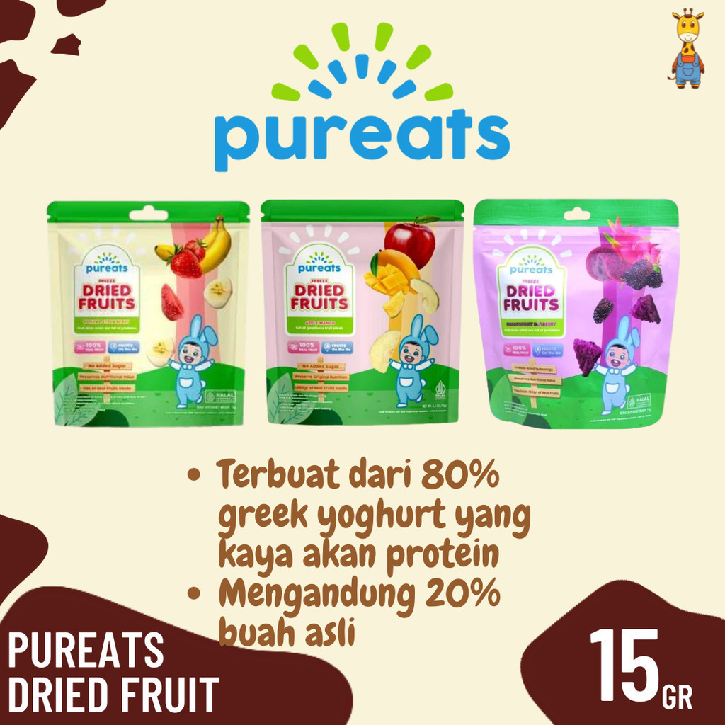 Jual Pureats Freeze Dried Fruits 15g | Shopee Indonesia