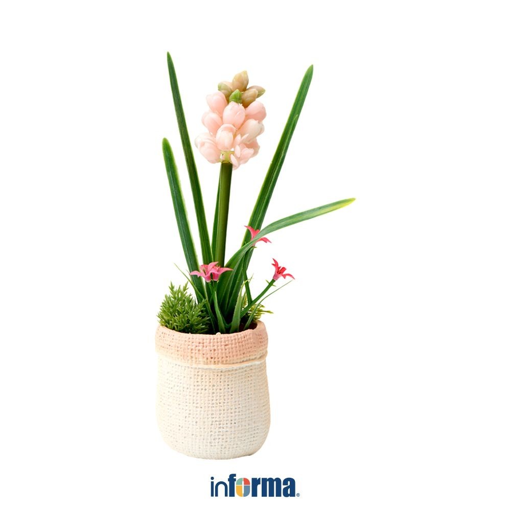 Jual Informa 10X10X22 cm Bunga Artifisial Begonia - Pink Bunga Hias ...