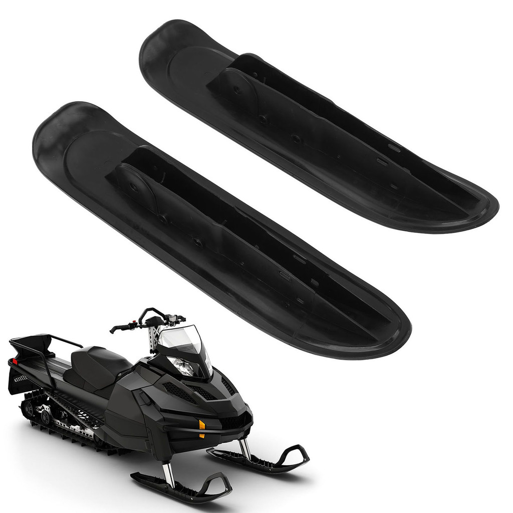 Jual 1 Pair of Snowmobile Front Ski Sled Nylon Fast Sliding Tires to ...