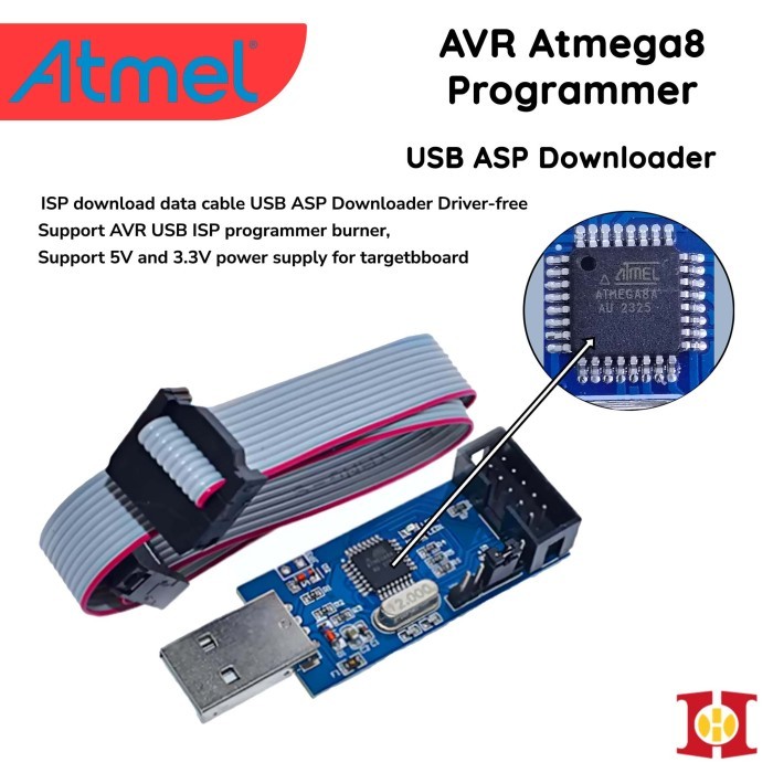Jual Usbasp Usb Asp Isp Avr Programmer Usb Atmega Atmega8 Atmega128 7071
