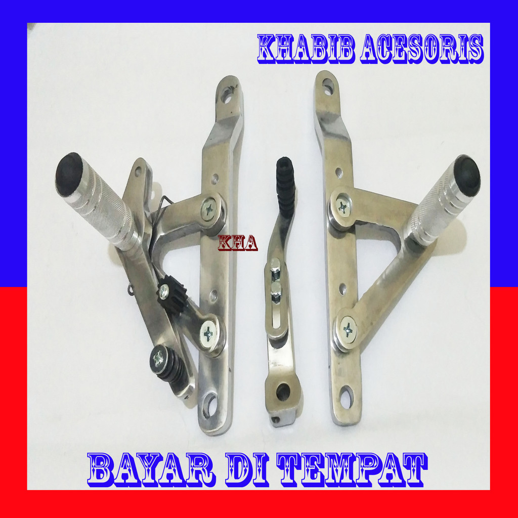 Jual underbone footstep underbon universal Yamaha Honda Sonic MX king MX new satria Fu Supra ...