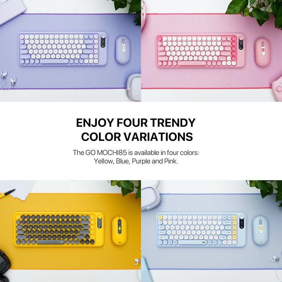 Jual Fantech Go Mochi85 Wk898 / Wk- 898 Wireless Mouse Keyboard Bundle Combo Office | Shopee ...