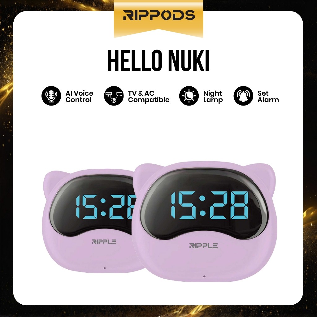 Jual Rippods Smart AI Remote Bebek Pintar TV AC Night Lamp Hello NUKI ...