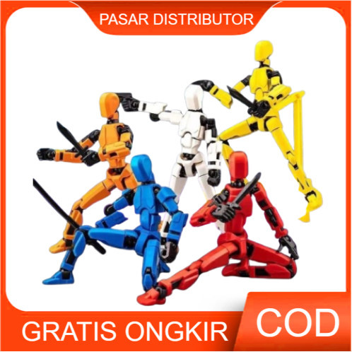 Jual NMZSHOPMainan Anak DUMMY 13 SUPER ROBOT DIY Mainan Robot Pose ...