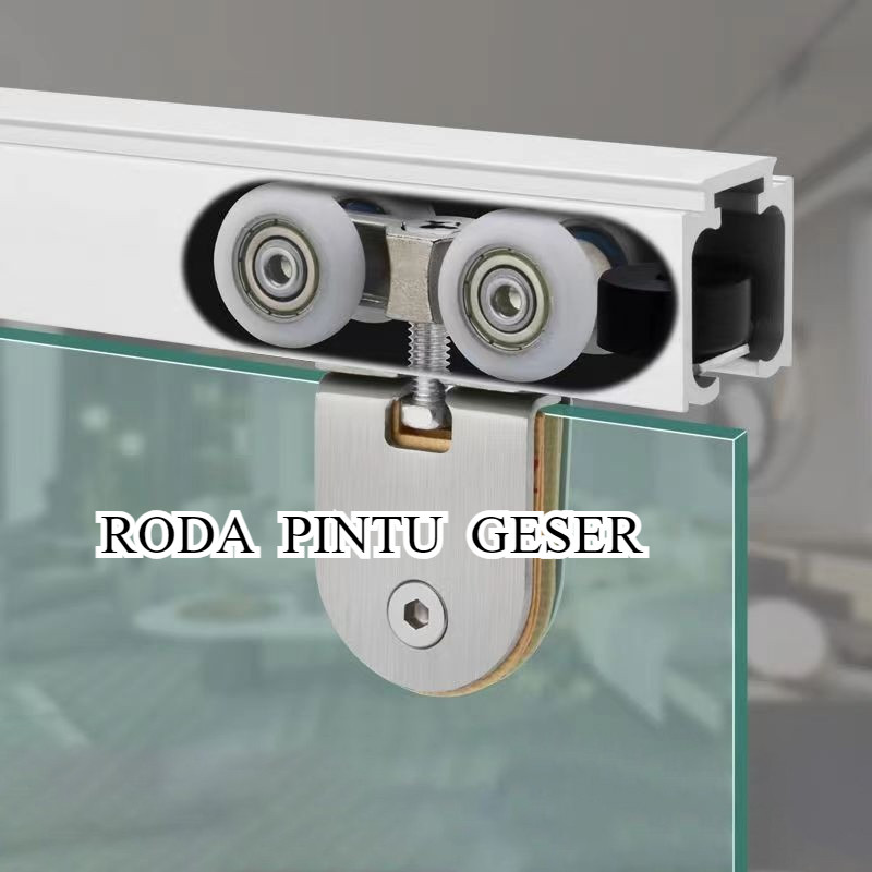 Jual RODA PINTU GESER Rel Pemandu Pintu Geser/Roda Pintu Geser/Roda Gantung Kamar Mandi | Shopee ...