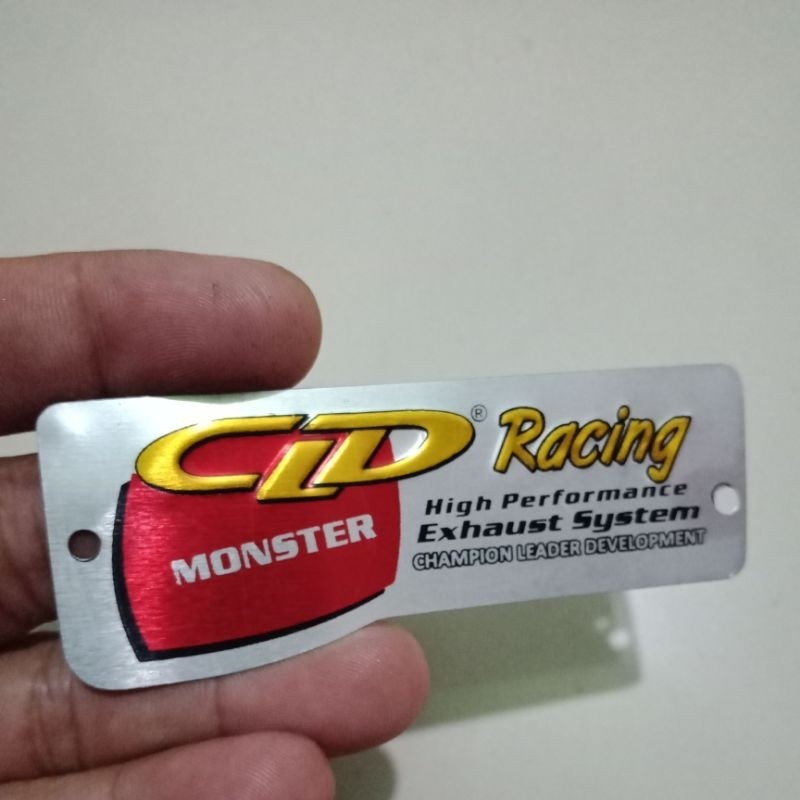 Jual Emblem merek knalpot cld monster timbul | Shopee Indonesia