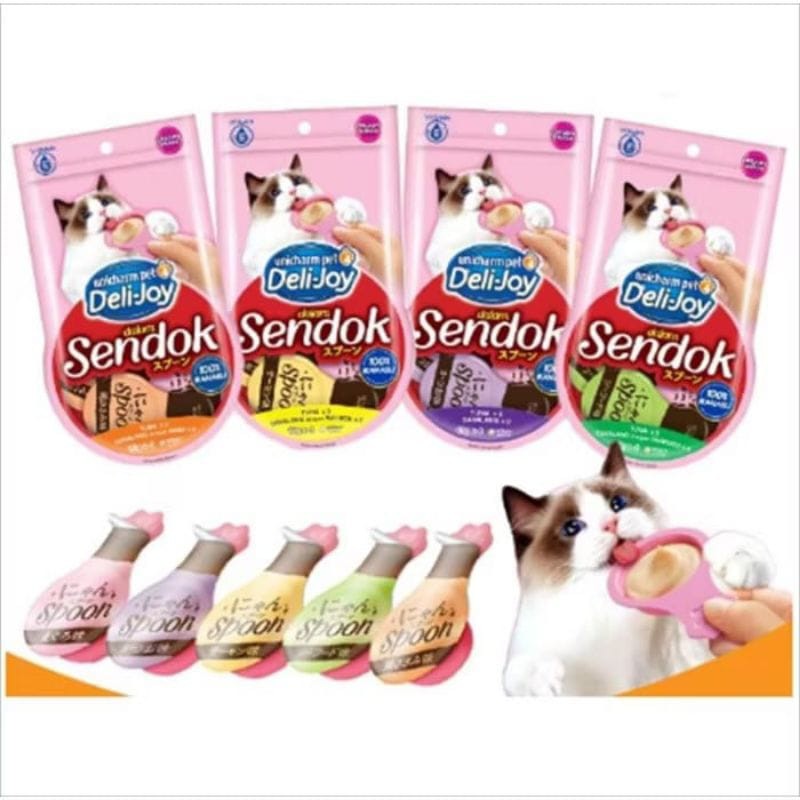 Jual Unicharm Pet - Deli-Joy Sendok/Snack Kucing 10g x 4pcs | Shopee ...