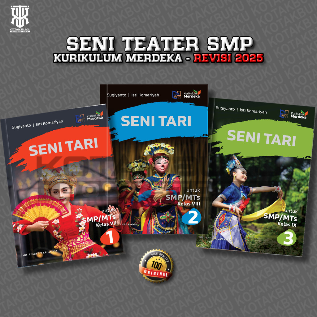 Jual ( ERLANGGA ) Buku Seni Tari Kelas 7 8 9 SMP Kurikulum Merdeka | Shopee Indonesia