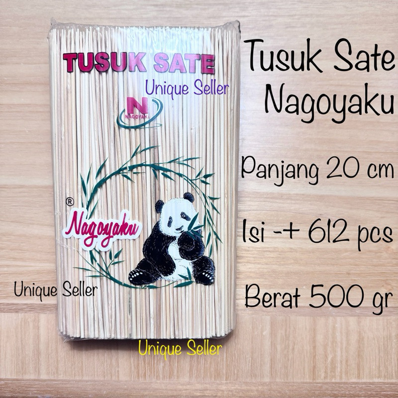 Jual Tusuk Sate Ayam Kambing Kelinci IMPORT 500 Gram Panjang 20 cm ...