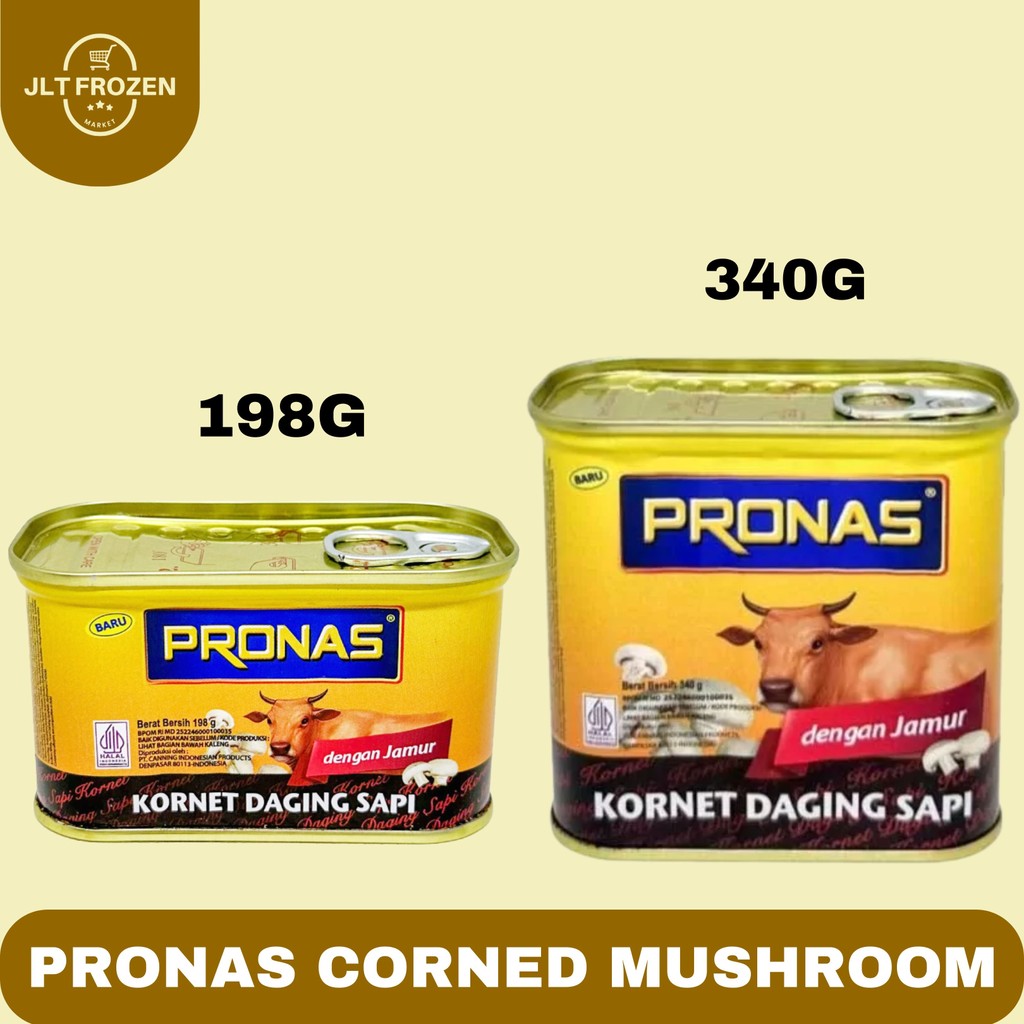 Jual Pronas Corned Sapi Mushroom 198G / 340G / Kornet Sapi / Kornet ...