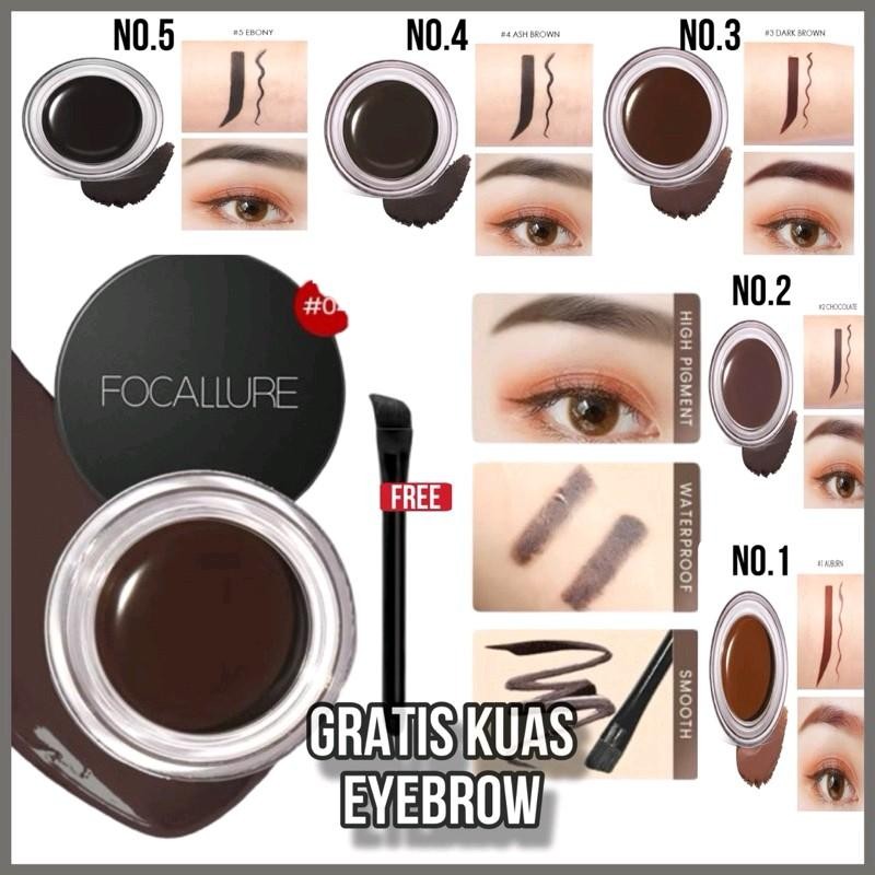 Jual Focallure Waterproof Longlasting Eyebrow Cream - Tahan Lama dan ...