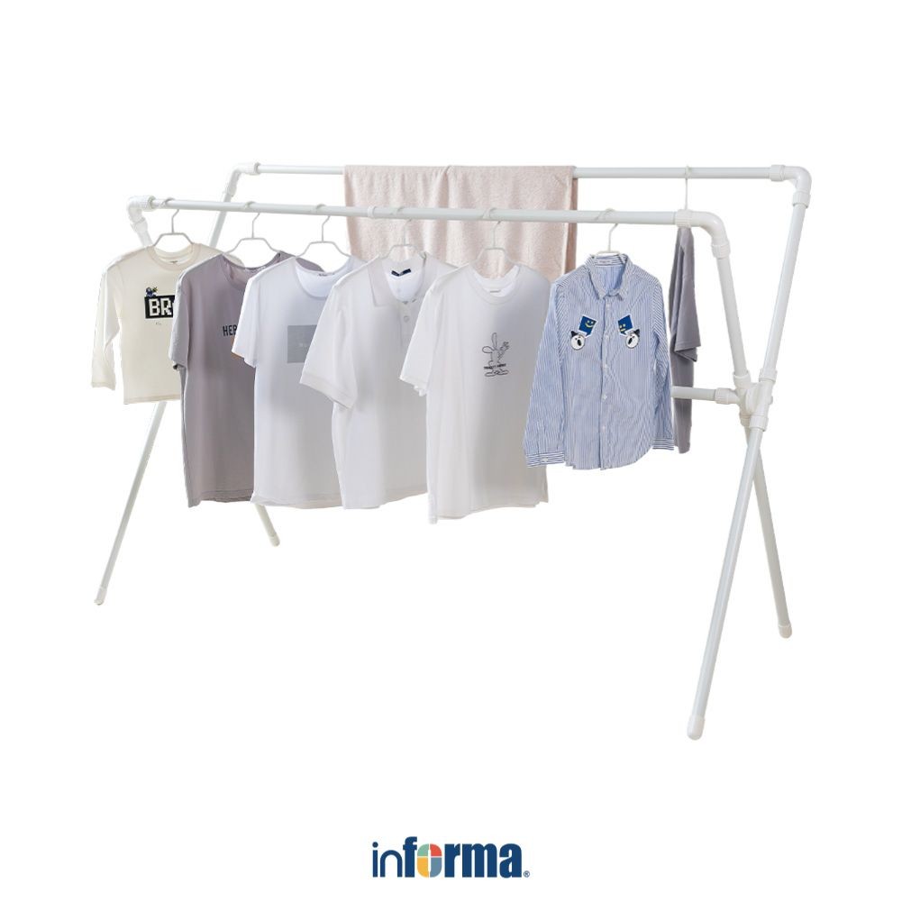 Jual Informa Gale Jemuran Baju Lipat - Putih Tempat Jemur Baju Drying ...