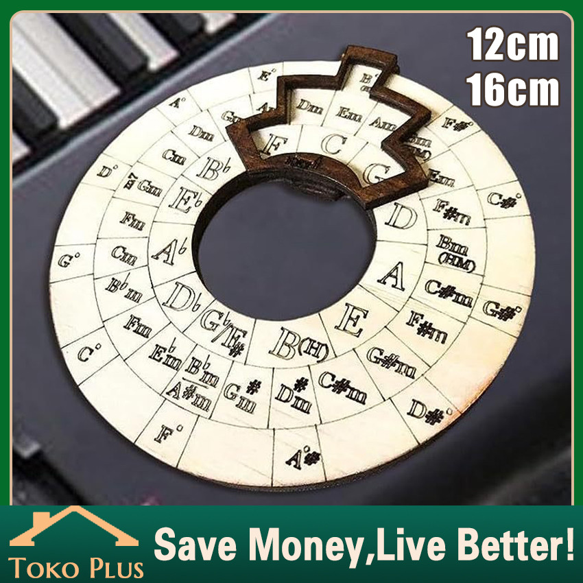 Jual Circle Of Fifths Wheel Wood Chord Tools Circle Wheel Expand Your ...