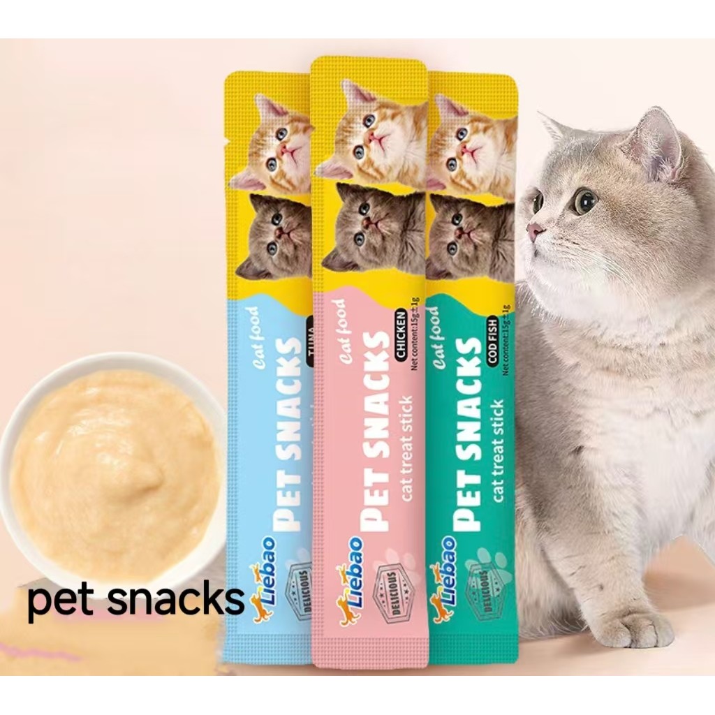 Jual Snack kucing Sehat Makanan Ringan Kucing Strip Nutrisi Cair ...