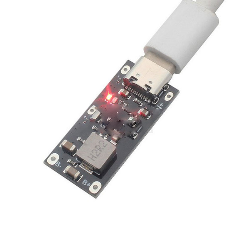 Jual Type-C USB 5V 3A 3.7V 18650 Lithium Li-ion Battery Charging Board ...