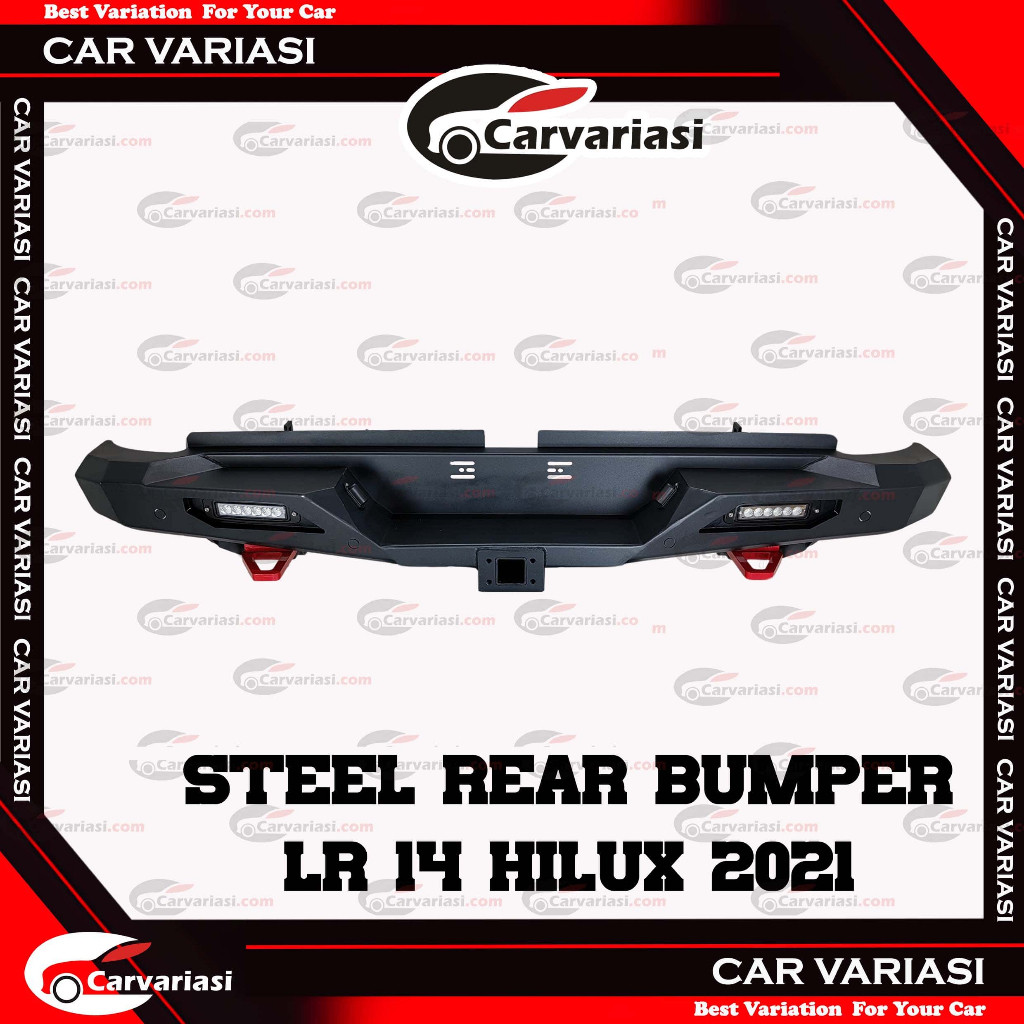 Jual STEEL REAR BUMPER HILUX BUMPER GUARD HILUX REVO LR14 PULLBAR HILUX ...