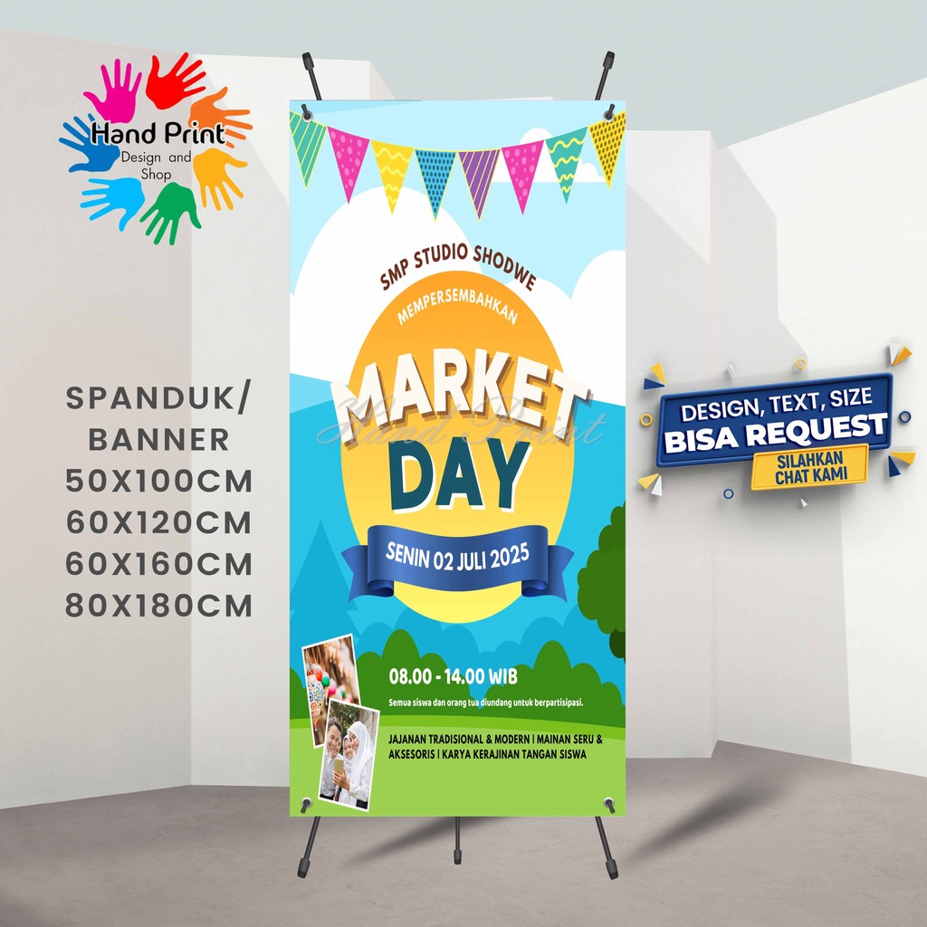 Jual Cetak Spanduk Banner Market Day Mainan Seru Dan Aksesoris MMT ...