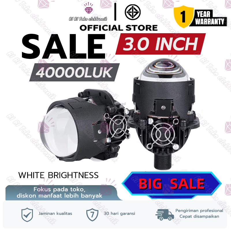 Jual BILED WST 2.5 INCH 3 INCH DC 12V 55W PROJECTOR LED BLUE LENS ...