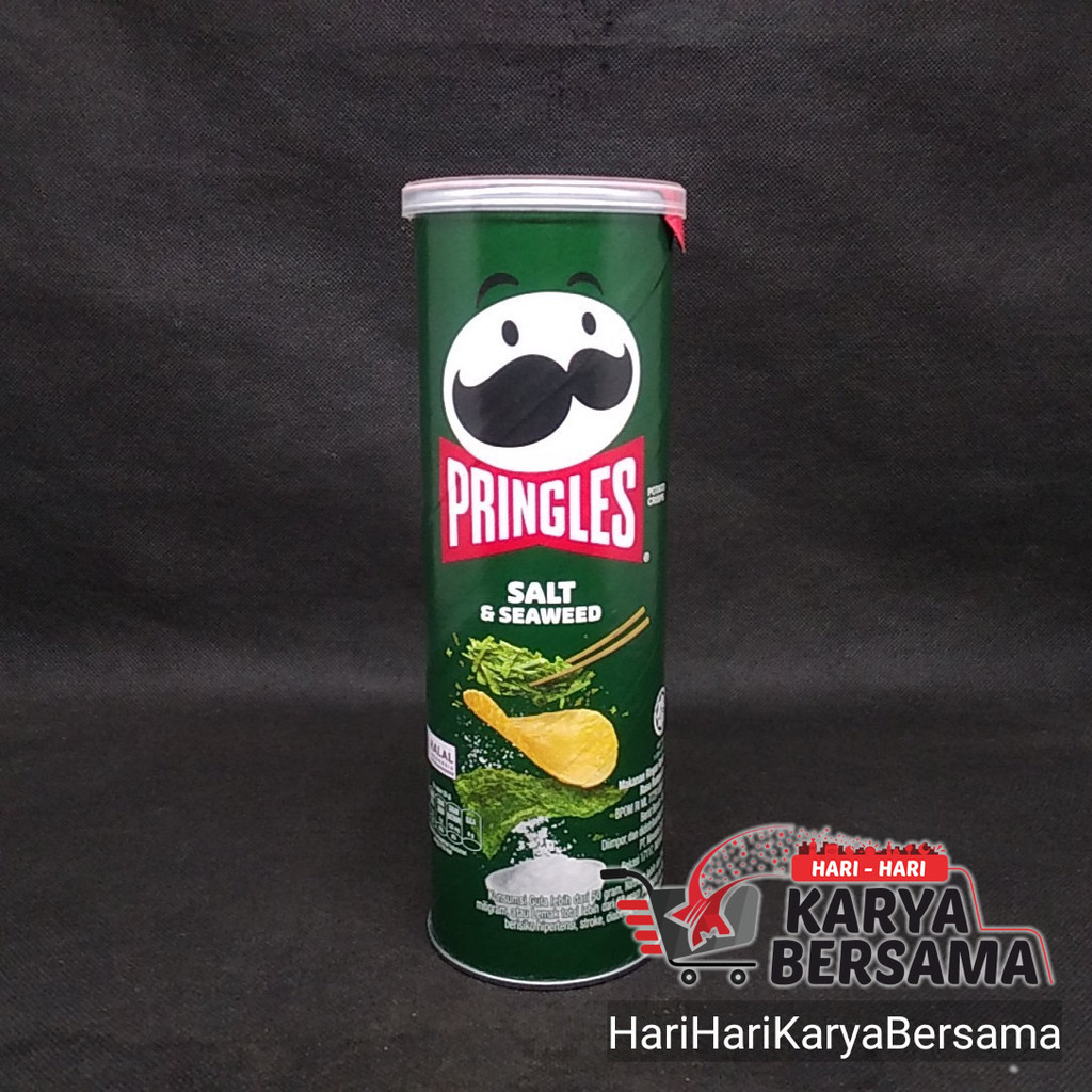 Jual MAKANAN RINGAN SNACK PRINGLES POTATO CHIPS SALT & SEAWEED 102GR ...