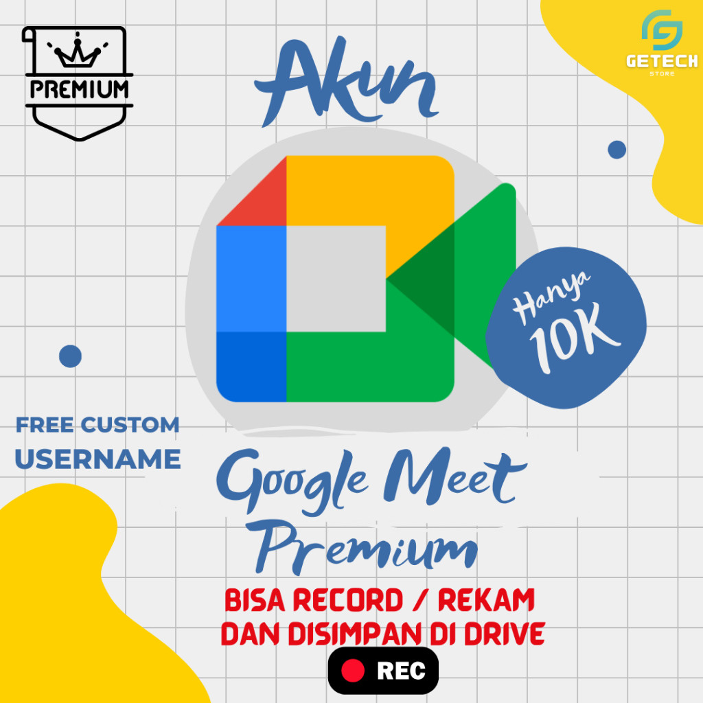 Jual Google Meet Gmeet Unlimited Duration Bisa Recording Rekam Layar ...