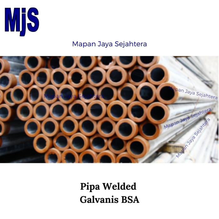 Jual Pipa Welded Galvanis Dia. 1/2" x 6M BSA - MJS | Shopee Indonesia