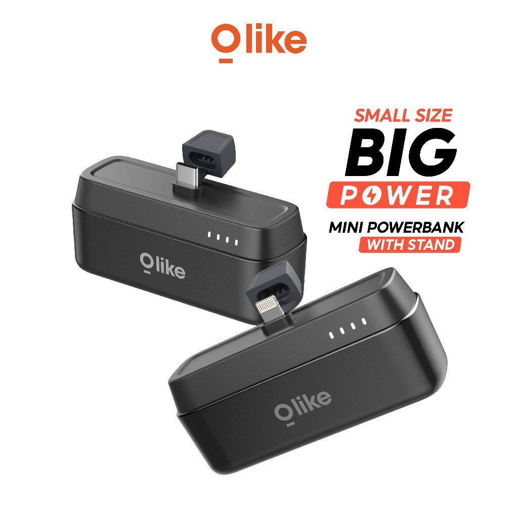 Jual OLIKE P108 Powerbank Mini 4500mAH Dual Output Charging Port Type C ...