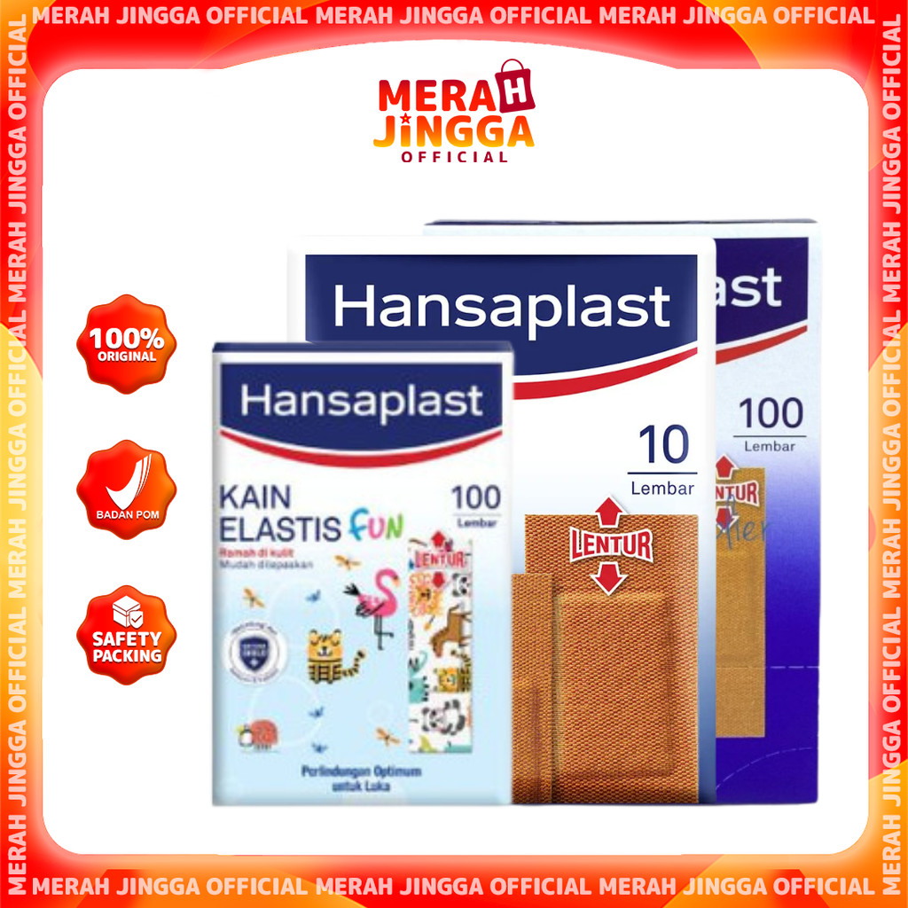 Jual Hansaplast Kain Elastis 10's - 100's | Hansaplast Fun Animal 100's ...