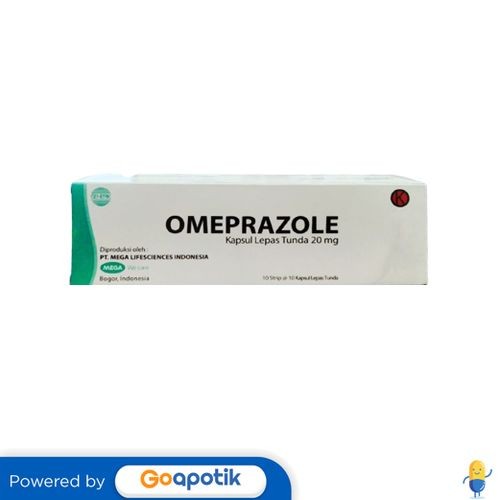 Jual Omeprazole Mega Lifesciences 20 Mg Box 100 Kapsul | Shopee Indonesia
