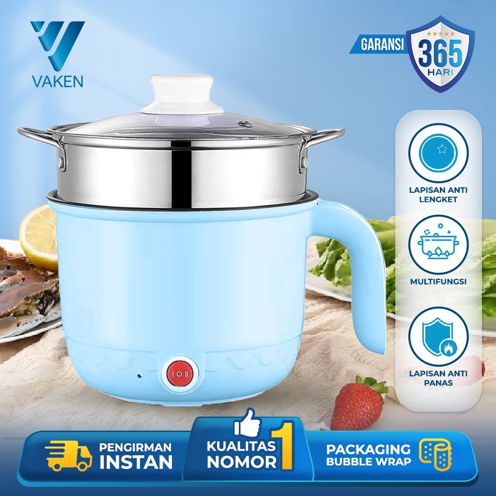 Jual Vaken Panci Listrik Serbaguna 450W - Anti Lengket, Multifungsi ...
