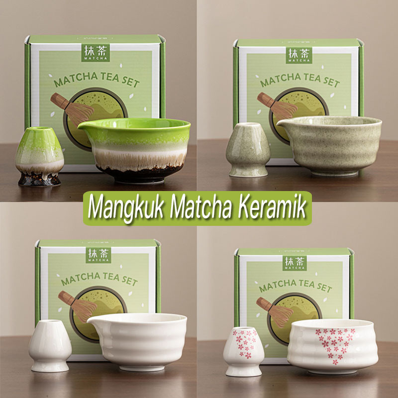 Jual NEW 2PCS Mangkuk Matcha Keramik Japanese Matcha Tea Sets Pengaduk ...