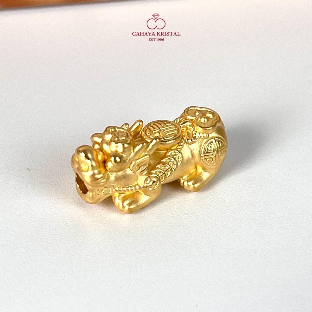 Jual Charm Emas Naga (Kokoh)/ Dragon / Pixiu Emas 24k Hongkong 999% ...