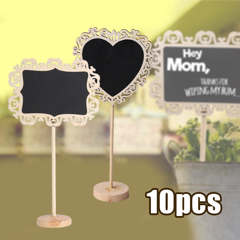 Jual 【Brand New】Isi 10 8inch Papan Tulis Kapur Kecil Mini Chalkboard ...