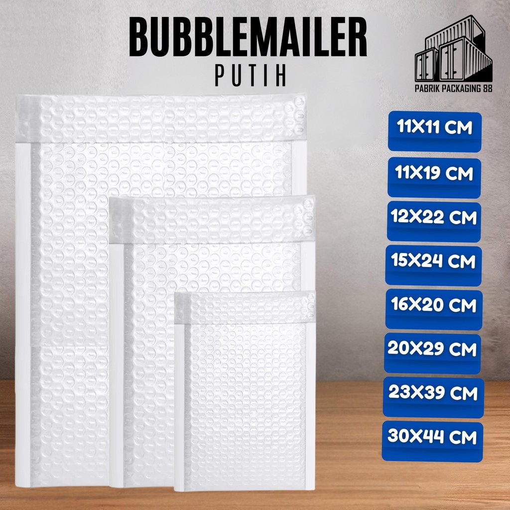 Jual Amplop Bubble Mailer Putih Polybubble Bag Bubblemailer Packing ...