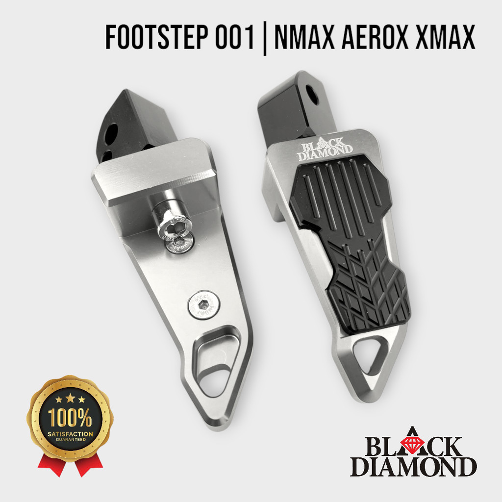Jual Black Diamond - Rear Footstep 001 NMAX AEROX XMAX LEXI Pijakan ...