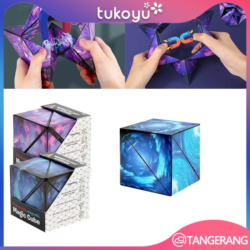Jual Magnetik Rubik's Cube 3D Premium Magic Cube Puzzle Berubah Bentuk ...