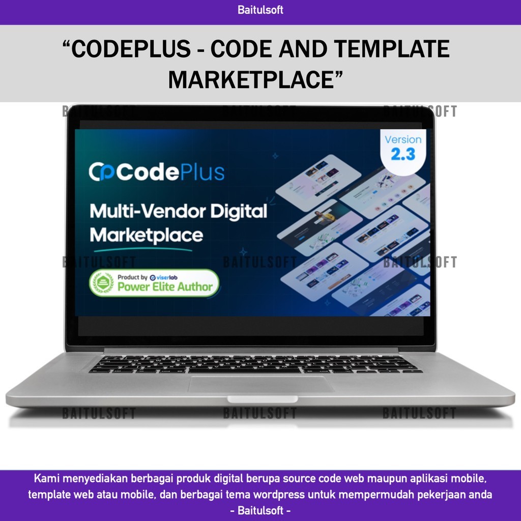 Jual SOURCE CODE APLIKASI WEB CODEPLUS - CODE AND TEMPLATE MARKETPLACE D135 BAITULSOFT | Shopee ...