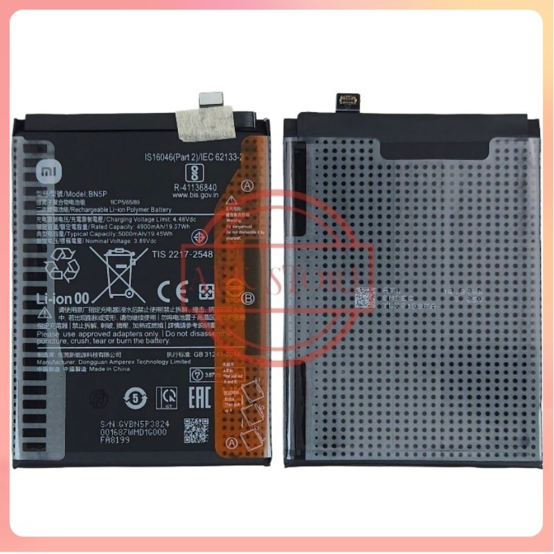 Jual ORI BATERAI BN5P FOR XIAOMI REDMI NOTE 13 5G / NOTE 13 4G BATTERY ...