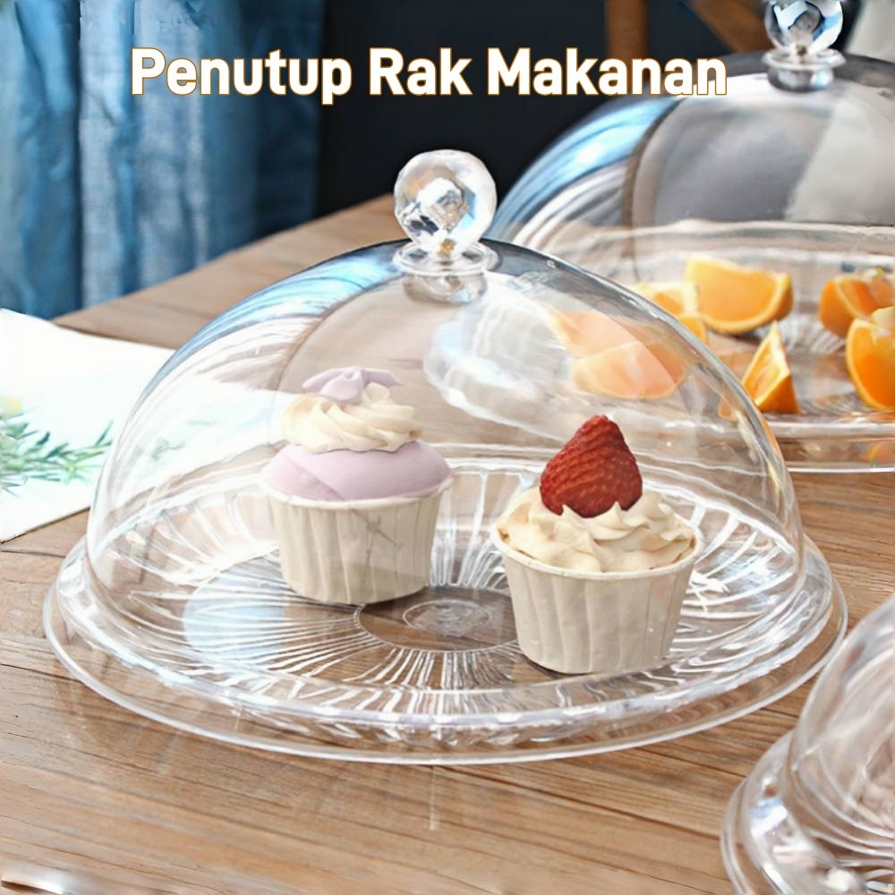 Jual IRIS Tudang Saji Tempat Kue Plastik Transparan Tempat Bolu/Penutup ...