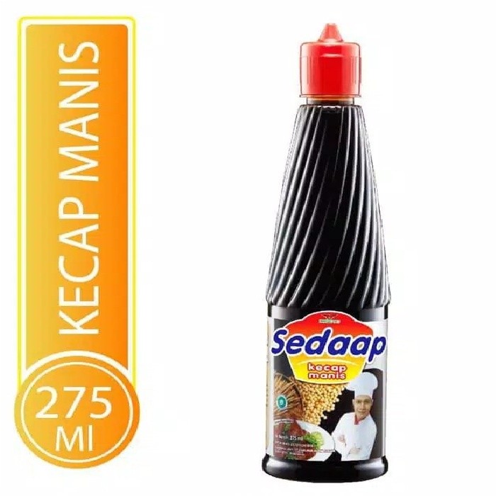 Jual SEDAAP Kecap Manis Botol 275ml - Kecap Sedap 275 ml #MDR | Shopee ...