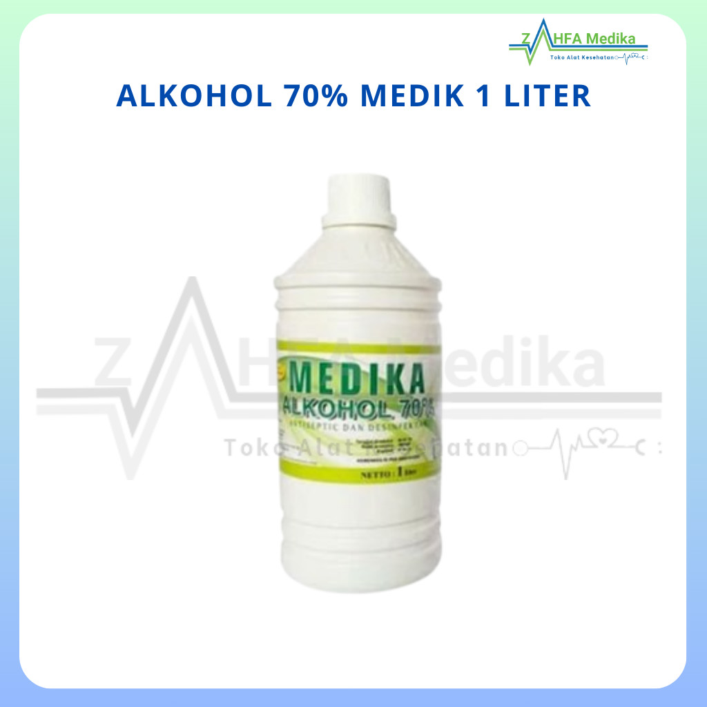 Jual Alkohol Medika 70% 1 Liter / Alkohol Medis 1000 ml | Shopee Indonesia