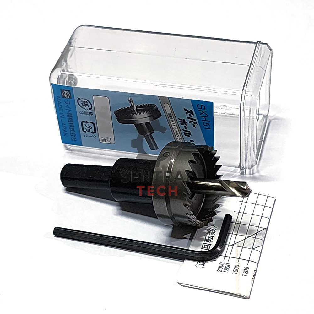 Jual MATA BOR HOLESAW HSS 37MM MADE IN JAPAN / MATA BOR HOLESAW SKH-51 37 MM JAPAN | Shopee ...