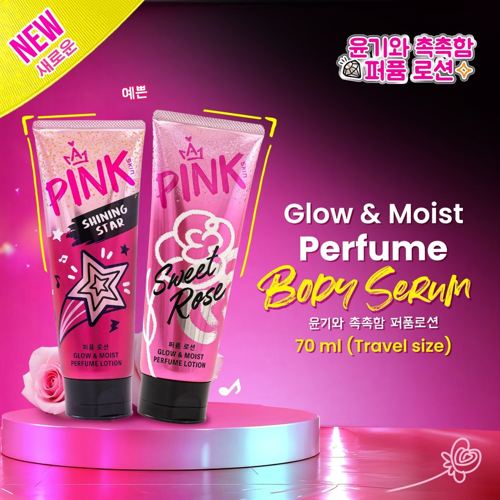 Jual Pink Skin Perfume Body Serum 70ml Bundle 2 pcs ( Mix ) | Shopee ...