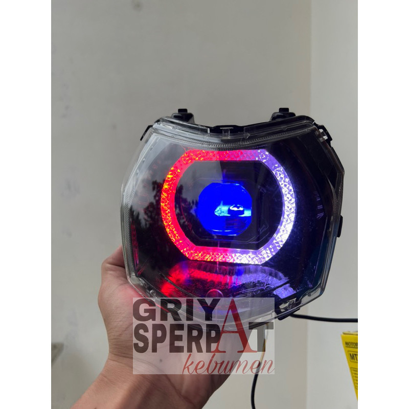Jual Lampu depan Vega force fi injeksi costome biled billed matrix x1 ...