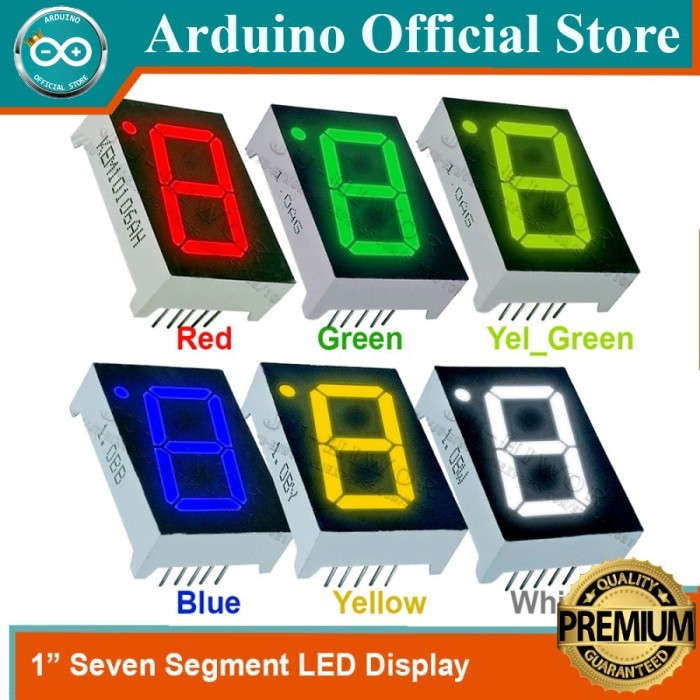 Jual AMD99 1" Seven Segment Display 1 Digit 7-Segment 1 inch LED ...