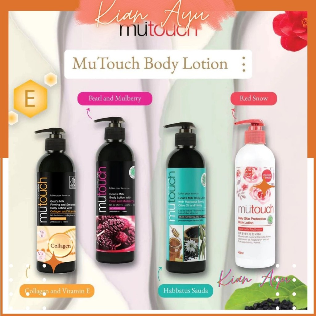 Jual KianAyu* Mutouch Goat's Milk Body Lotion Moisturising | Shopee ...